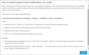 Create a Batch Job - Api Docs - Leadsquared