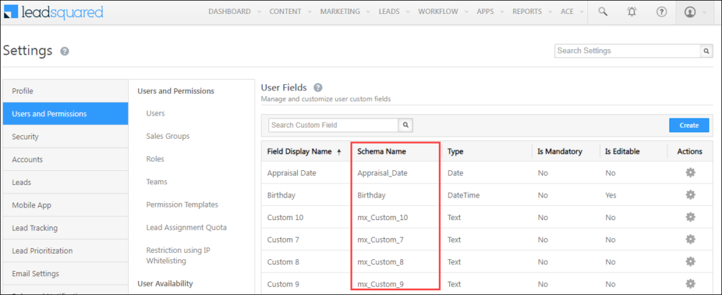 Create a User - Api Docs - Leadsquared