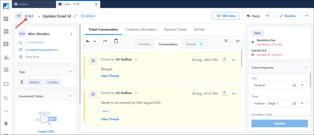 Update a Ticket with Attachments - Api Docs - Leadsquared